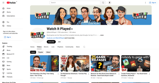 Top 10 Board Game Youtubers to Watch in 2025 - My Framer Site