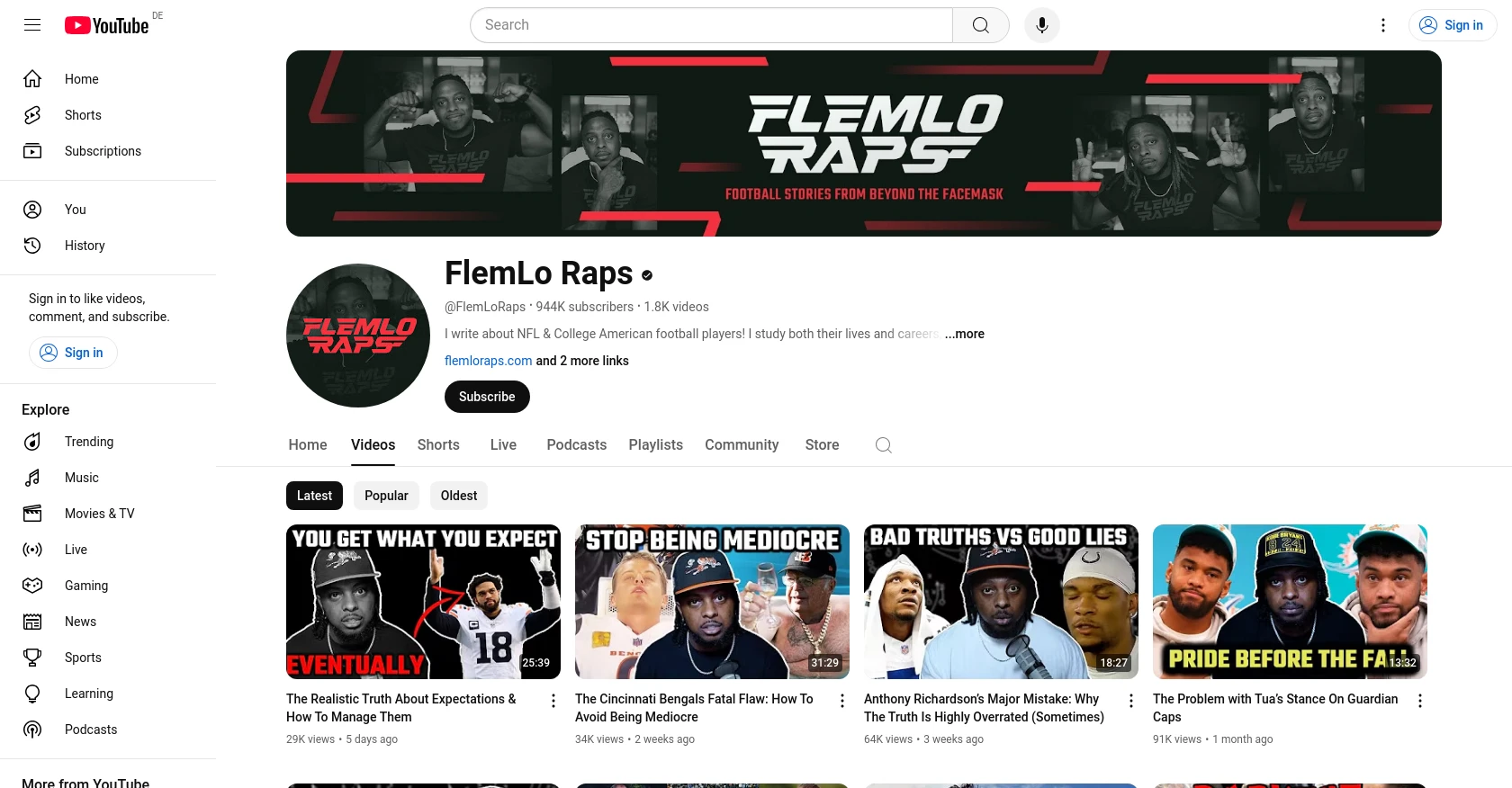 Top 10 American Football Youtubers to Watch in 2025 - My Framer Site