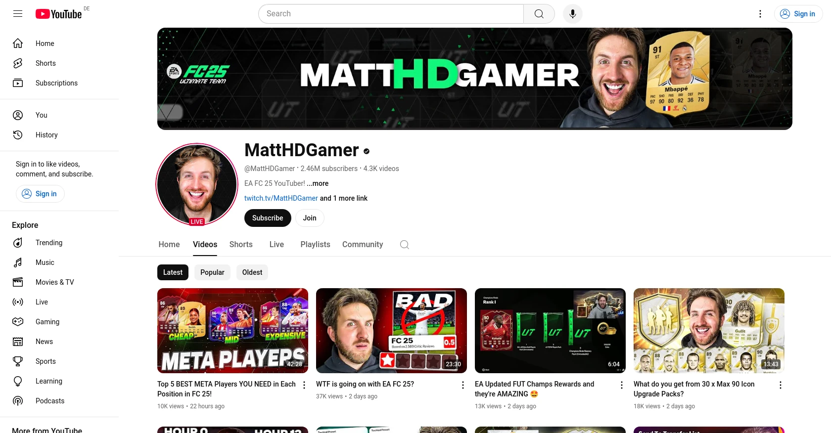 Top 10 Football Youtubers to Watch in 2025 - My Framer Site