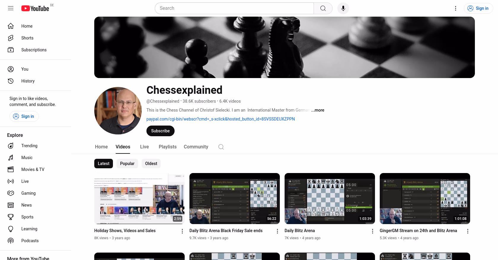 Top 10 Chess Youtubers to Watch in 2025 - My Framer Site