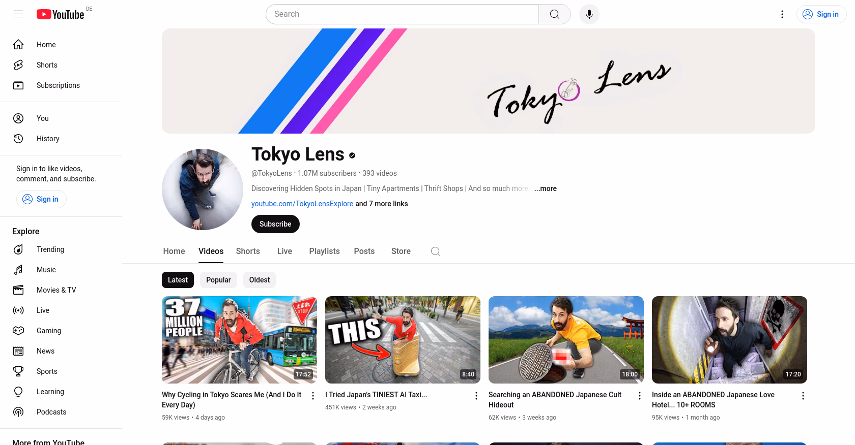 Top 10 Japanese Lifestyle Youtubers to Watch in 2025 - My Framer Site