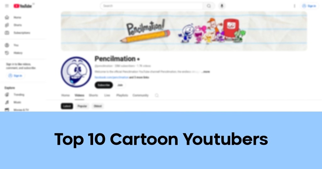 Top 10 Cartoon Youtubers to Watch in 2025 - My Framer Site