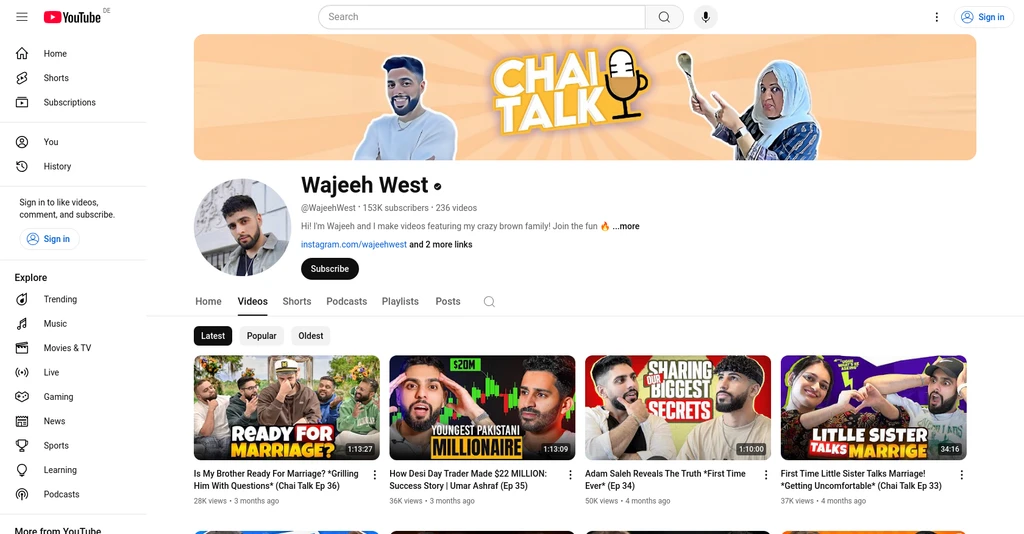 Top 10 Muslim Youtubers to Watch in 2025 - My Framer Site