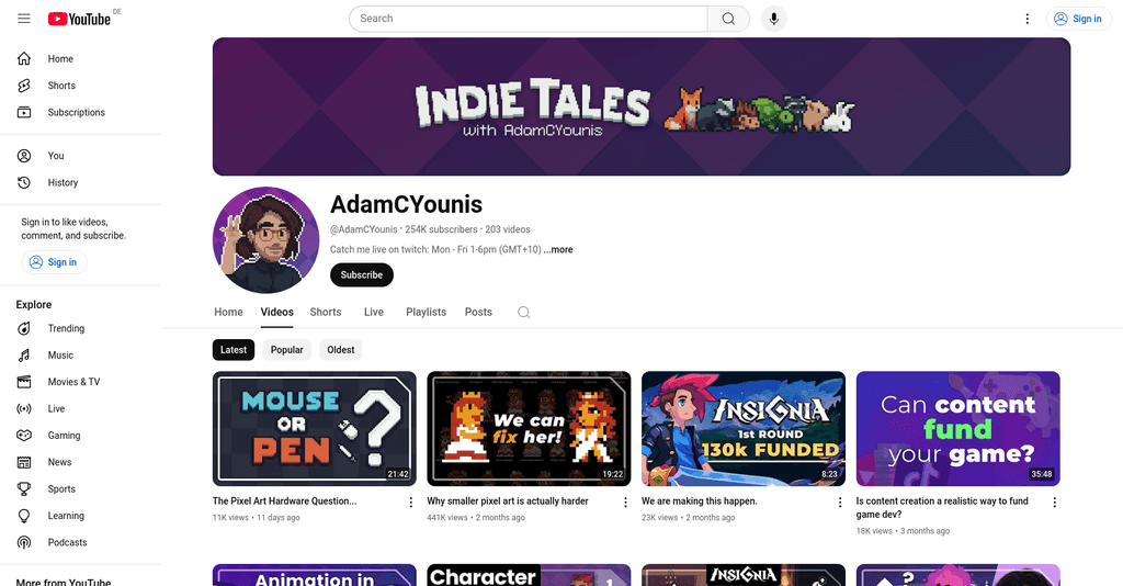 Top 10 Pixel Art Youtubers to Watch in 2025 - My Framer Site