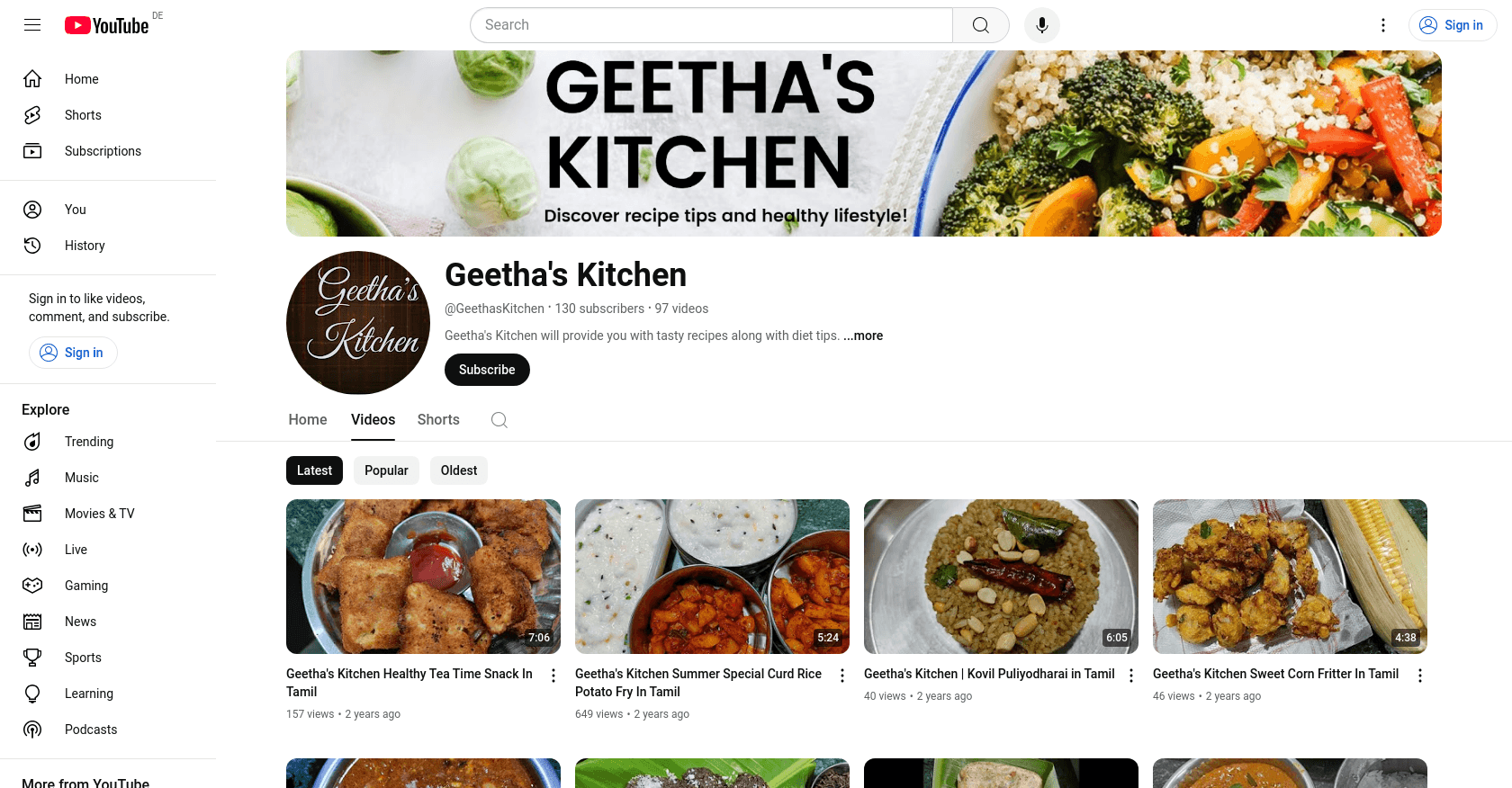 Top 10 Indian Food Youtubers to Watch in 2025 - My Framer Site