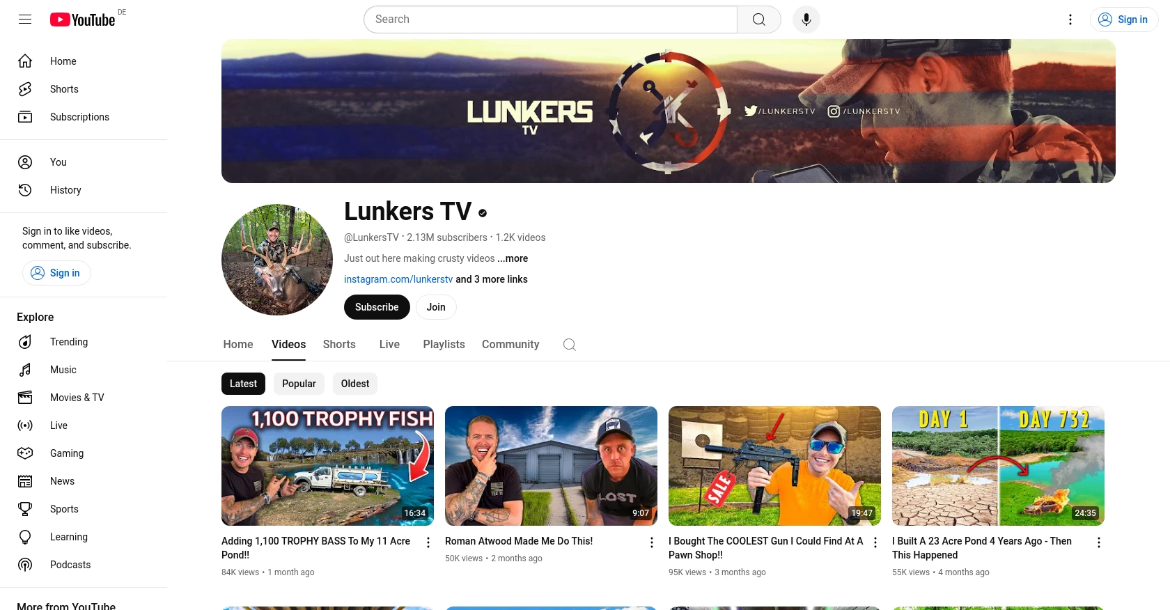 Top 10 Fishing Youtubers to Watch in 2025 - My Framer Site