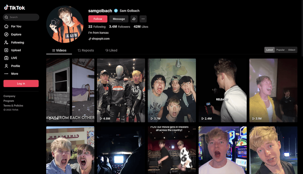 Sam Golbach Bio: Age, Family & Facts - My Framer Site