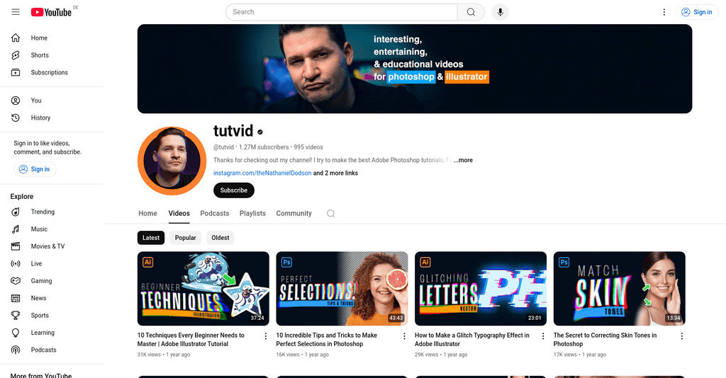 Top 10 Graphic Design Youtubers to Watch in 2025 - My Framer Site