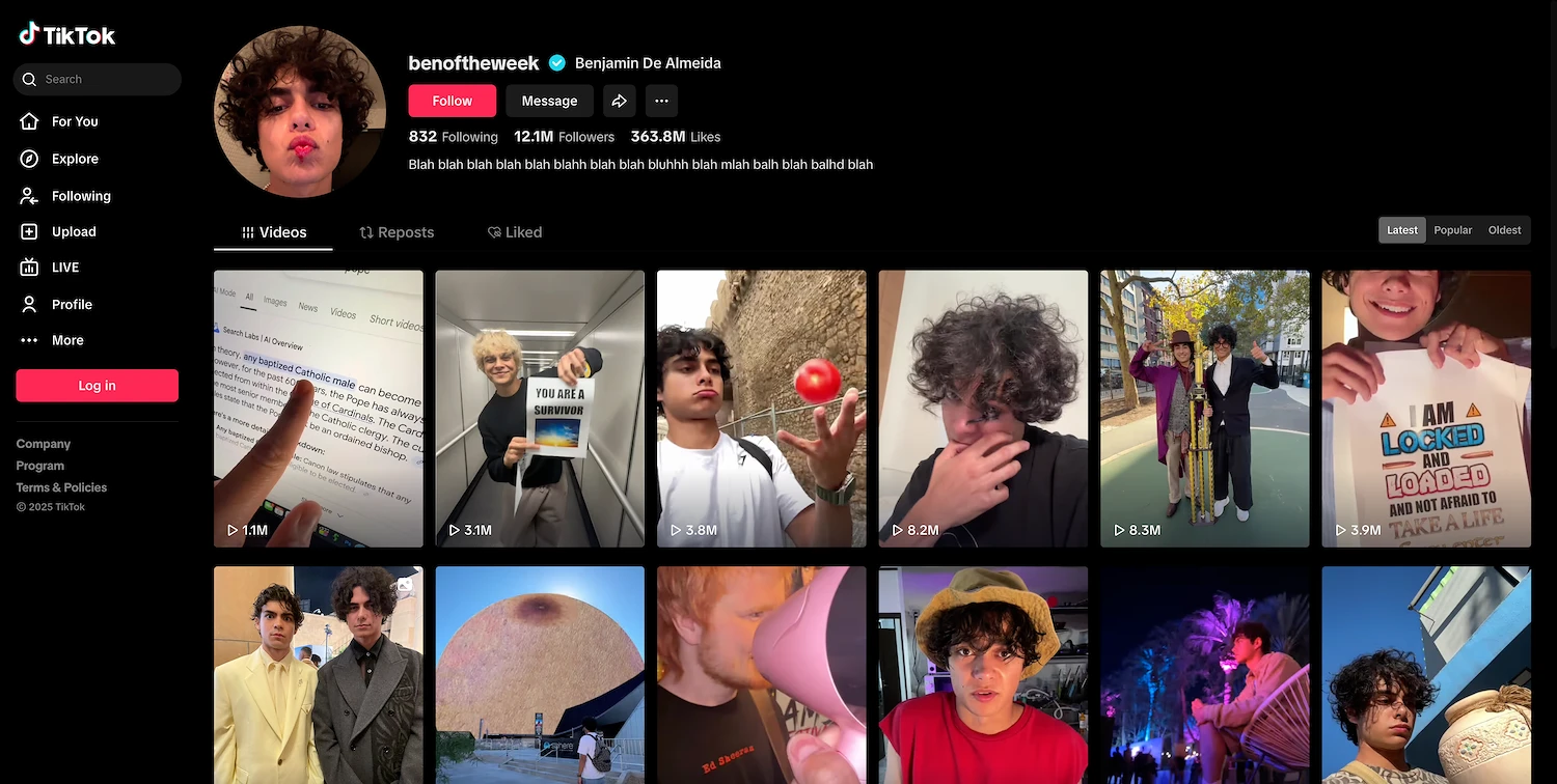 BENOFTHEWEEK Bio: Age, Family & Facts - My Framer Site