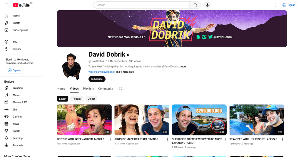 Top 10 Vlogging Youtubers to Watch in 2025 - My Framer Site