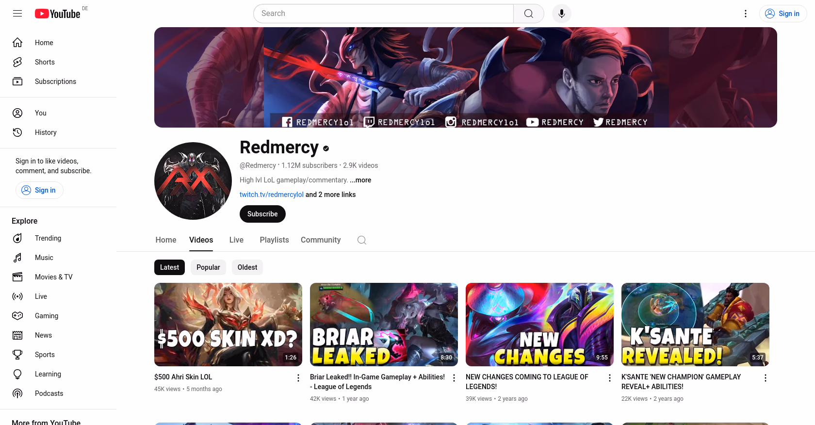 Top 10 League Of Legends Youtubers to Watch in 2025 - My Framer Site