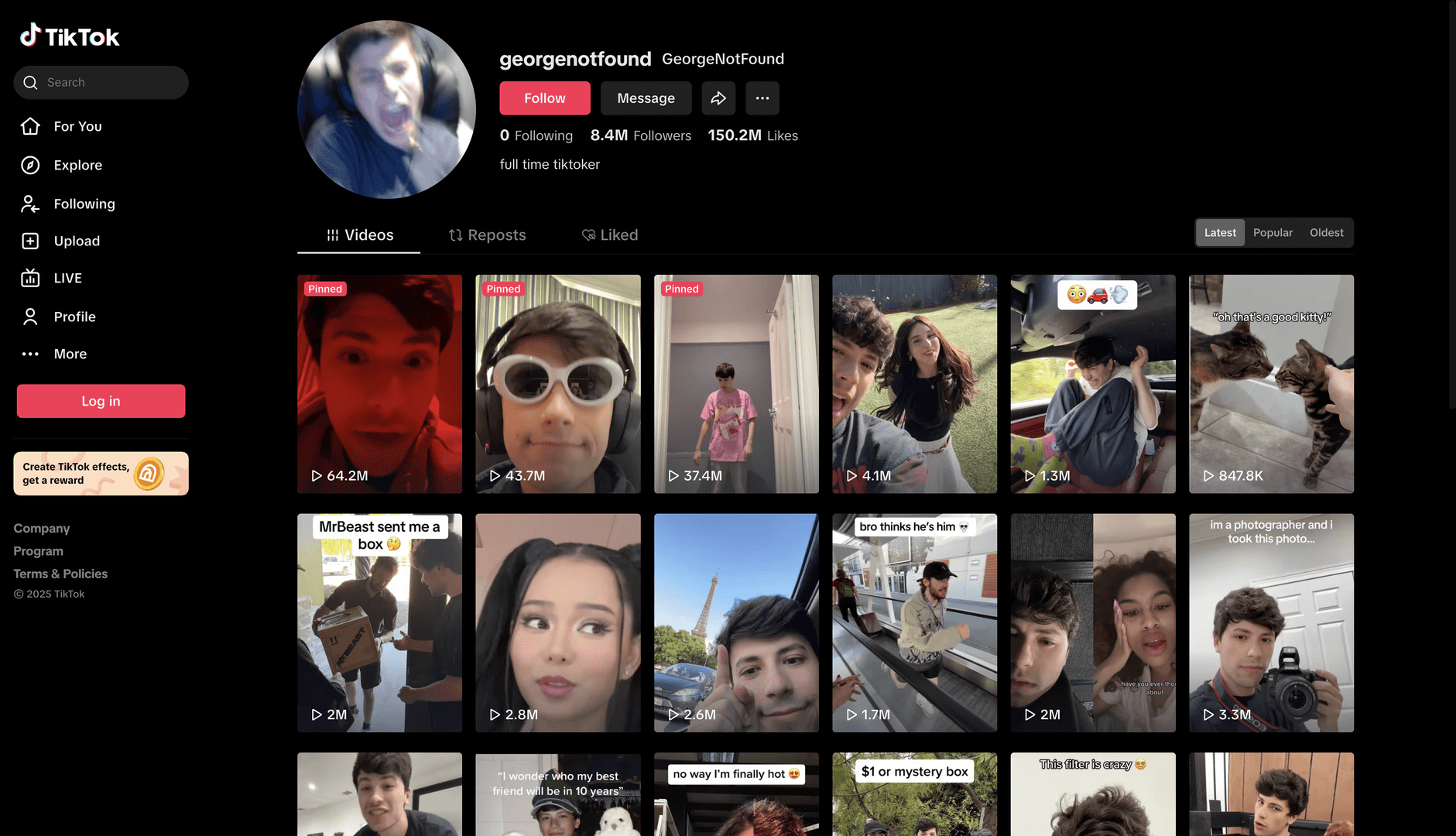 GeorgeNotFound Bio: Age, Family & Facts - My Framer Site