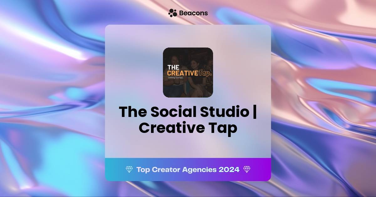 The Social Studio | Creative Tap | Top Creator Agencies for Content ...
